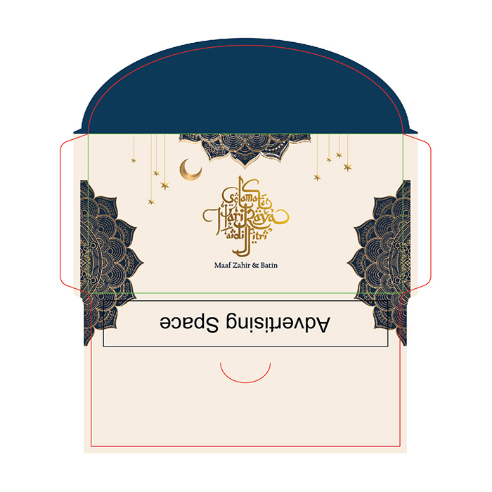 Horizontal Sampul Raya Template
