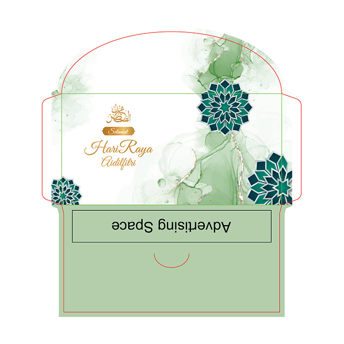 Horizontal Sampul Raya Template