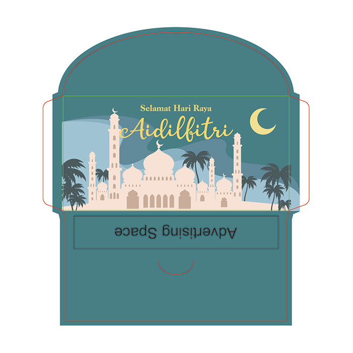 Horizontal Sampul Raya Template