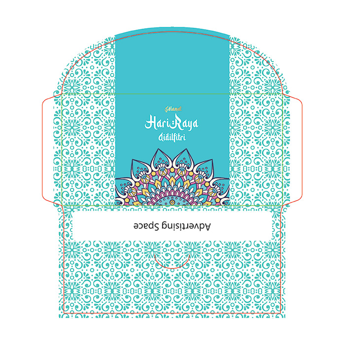 Horizontal Sampul Raya Template