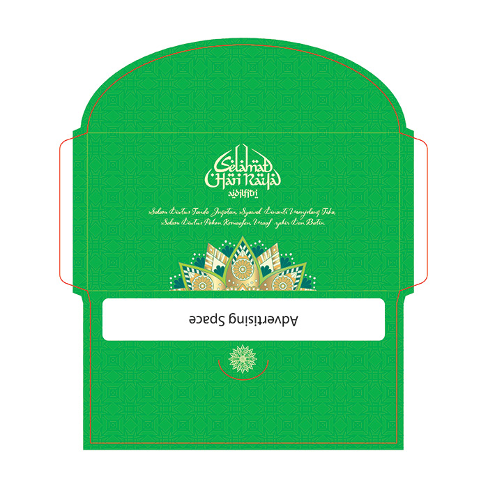 Horizontal Sampul Raya Template