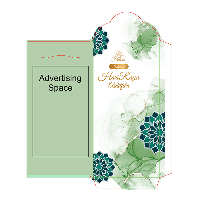Vertical Sampul Raya Template