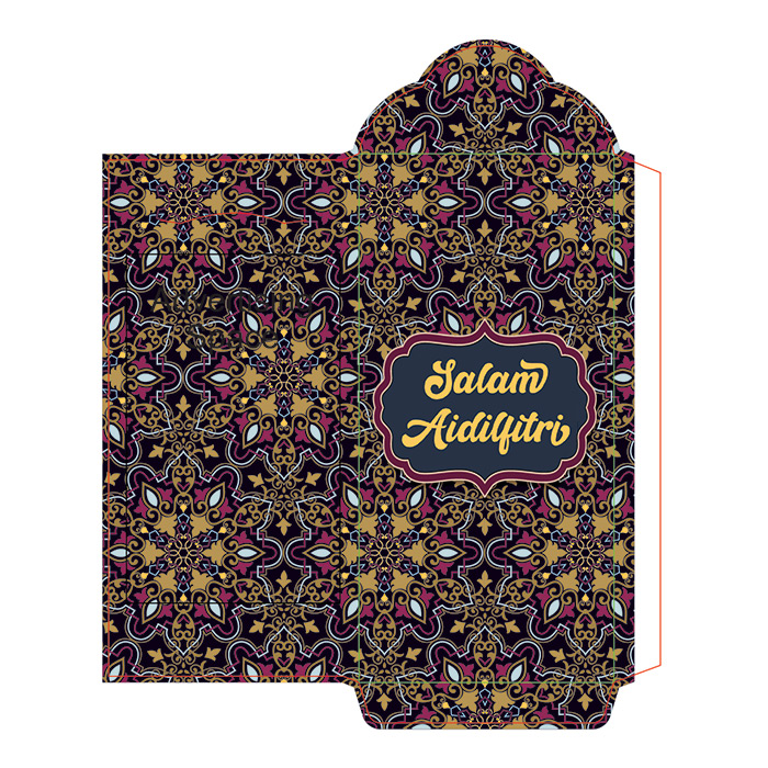 Vertical Sampul Raya Template