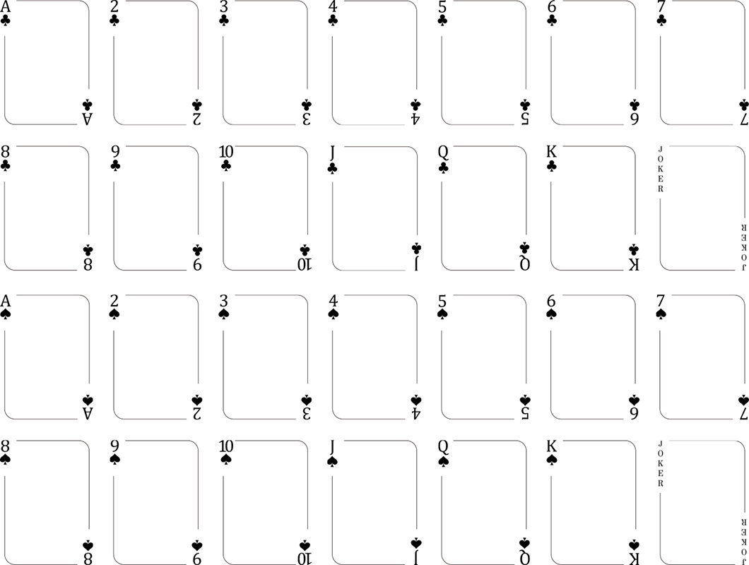 Playing Cards Template