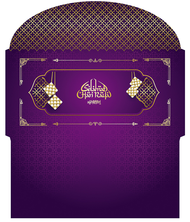 Horizontal Sampul Raya Template