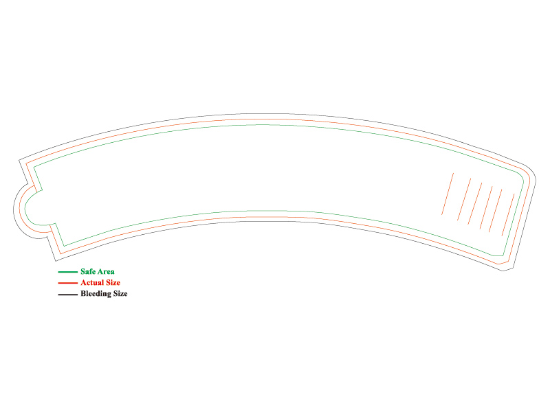 Printable Cup Sleeve Template Pdf Printable World Holiday