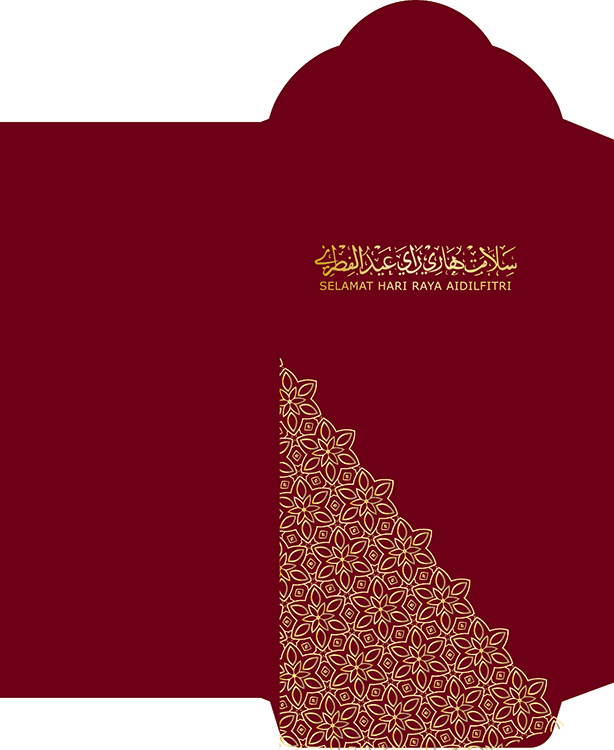 Vertical Sampul Raya Template