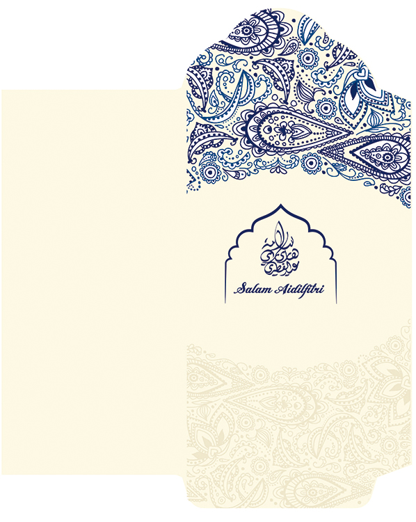 Vertical Sampul Raya Template