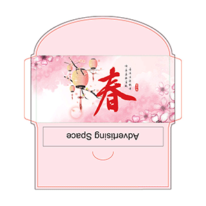 Chinese Horizontal Money Packet Template