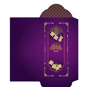 Vertical Sampul Raya Template